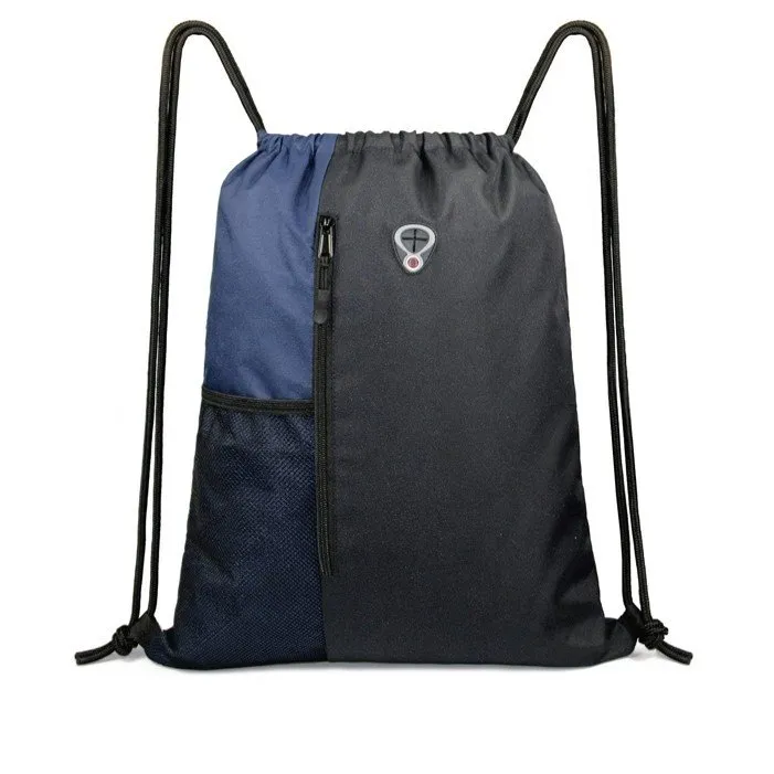 China Customized Drawstring Backpack with Zipper Pocket Manufacturers ...